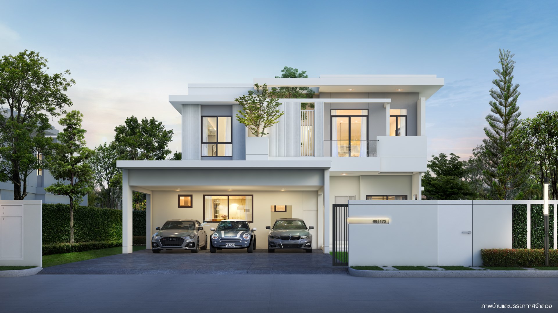 MANTANA ณ ราชพฤกษ์ แบบบ้าน Premier C แปลง 00M05