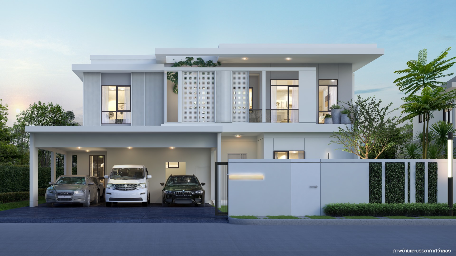 MANTANA บรมฯ-ทวีวัฒนา แบบบ้าน Elite แปลง 00K04