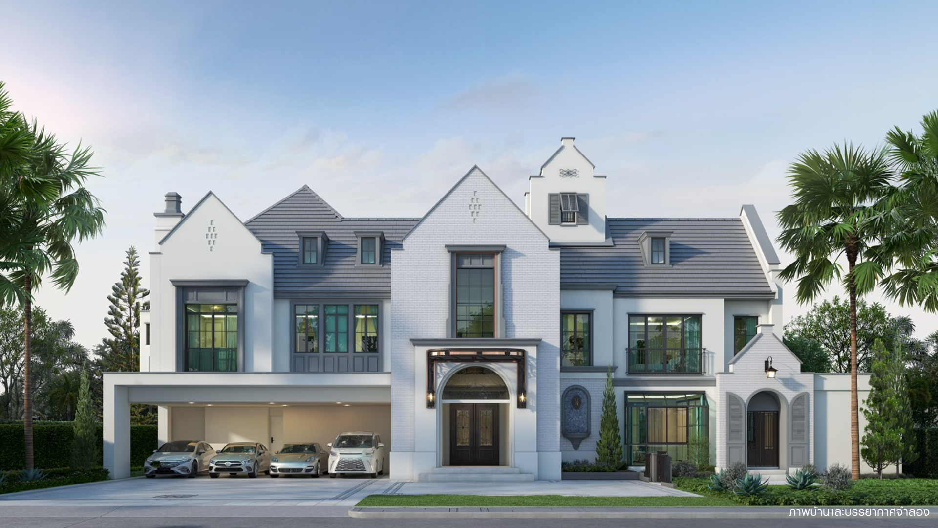 NANTAWAN POOL VILLA พระราม9 กรุงเทพกรีฑาตัดใหม่ แบบบ้าน Holistic แปลง 00A01