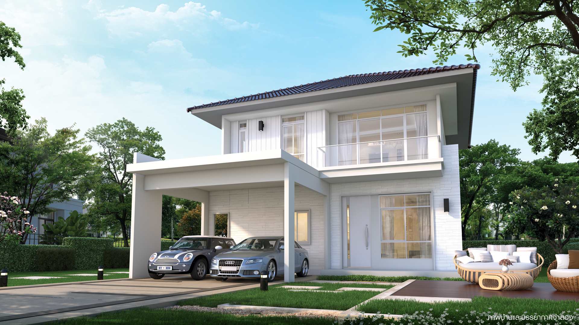 มัณฑนา เพชรเกษม - สาย 4 แบบบ้าน Amplify-PW3 แปลง 00Q13